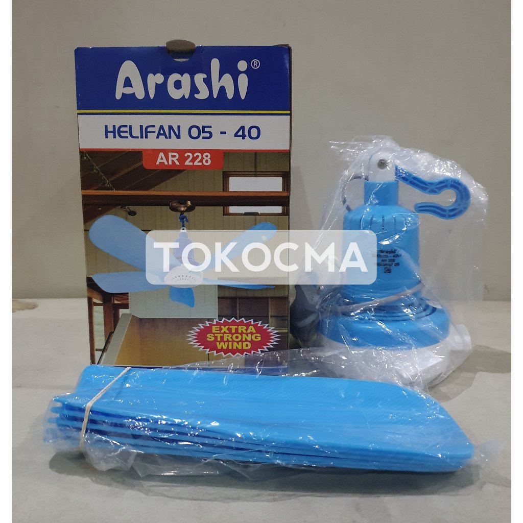 Jual Arashi Helifan 05 40w 40watt / Kipas Angin Gantung / Kipas Gantung ...