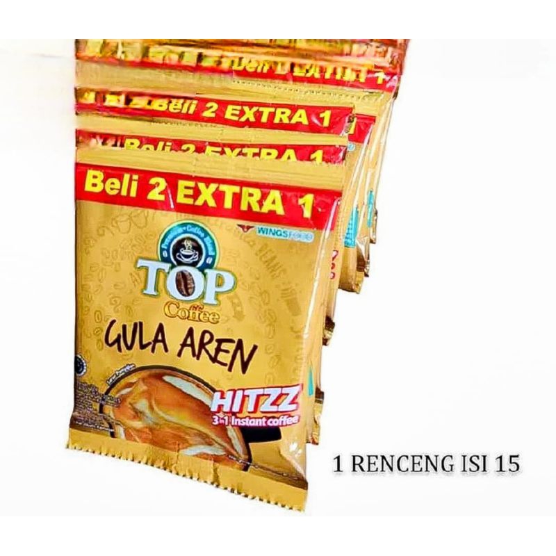 Jual top kopi gula aren renceng kemasan 15 sachet | Shopee Indonesia