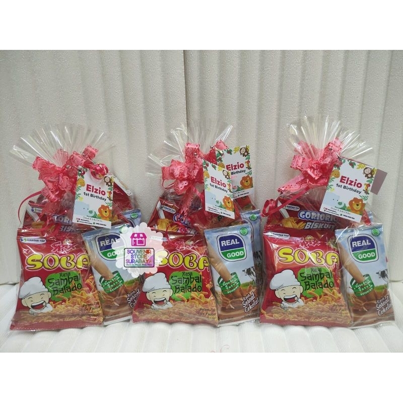 Jual Snack ultah anak tema MERAH SNACK SERBA MERAH 5RB AN | Shopee ...