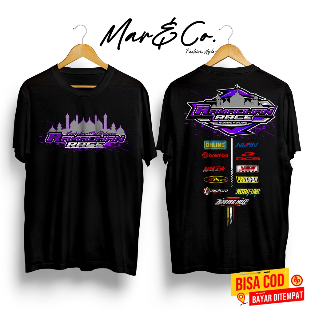 Jual KAOS RAMADHAN RACE BAJU RACING RAMADHAN 2025 FULL SPONSOR | Shopee ...