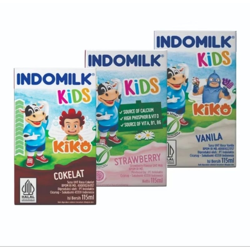 Jual INDOMILK KIDS KOTAK 115ML (ISI 1 PCS) | Shopee Indonesia