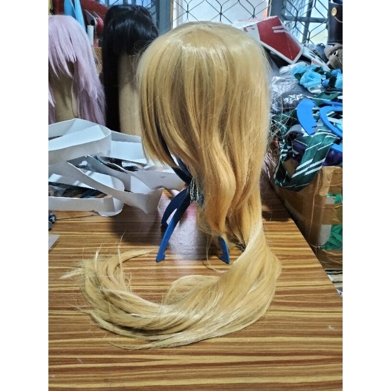 Jual NEW Wig Blonde 85cm | Shopee Indonesia