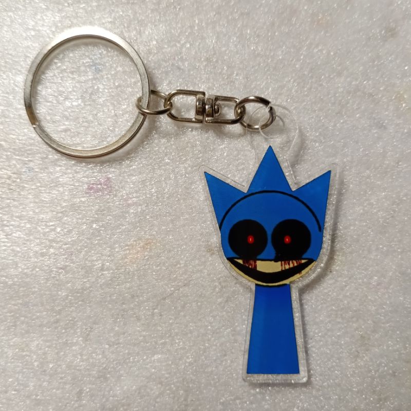 Jual ganci akrilik Sprunki Retake Sonic exe / keychain gantungan kunci ...