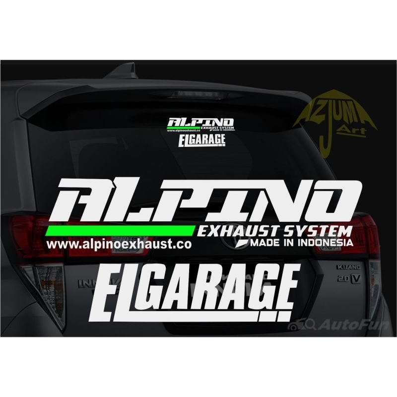 Jual Stiker CUTTING RACING MOBIL 1 SET ALPINO DAN ELGARAGE | Shopee ...