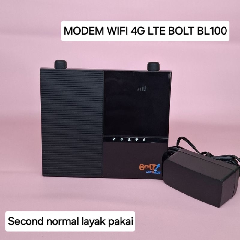 Jual Modem Wifi 4G LTE Band 40 Bolt BL100 Unlock Simcard Telkomsel ...