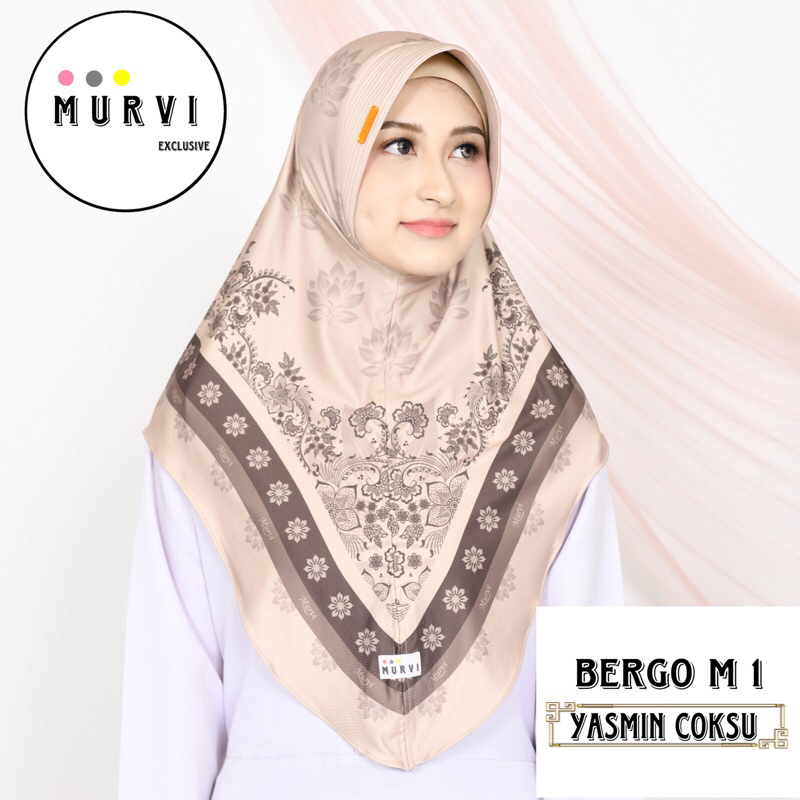 Jual MURVI HIJAB-MURVI BERGO MOTIF SUBLIM PRINTING YASMIN | Shopee ...