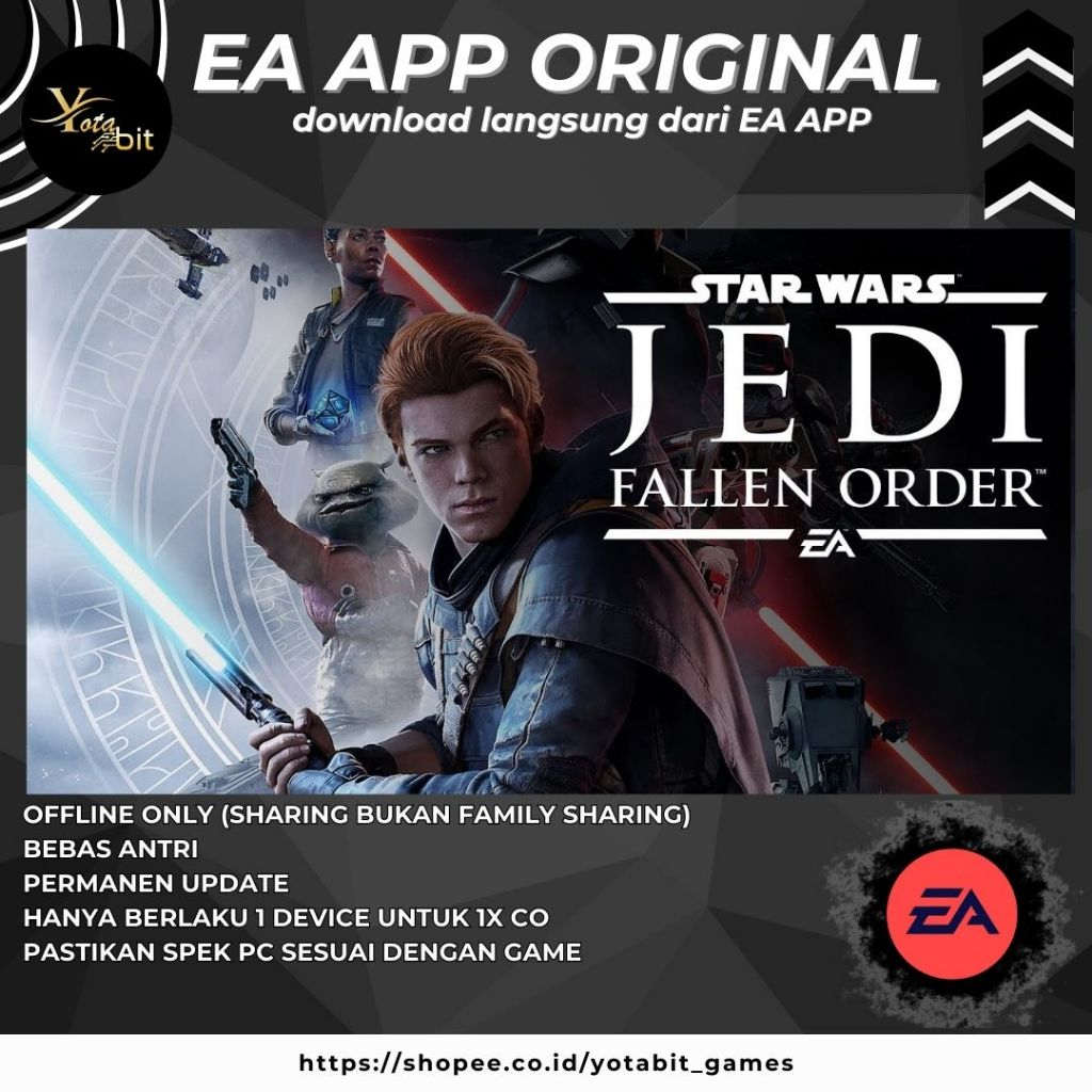 Jual Star Wars Jedi: Fallen Order PC Sharing Original Offline | Shopee ...