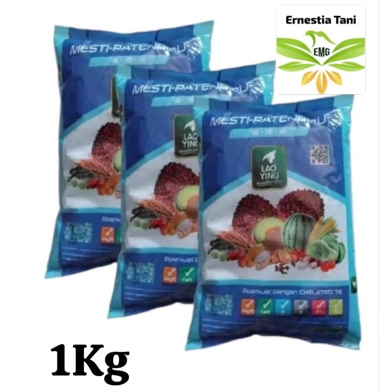 Jual Pupuk NPK 16-16-16 Laoying 1kg | Shopee Indonesia
