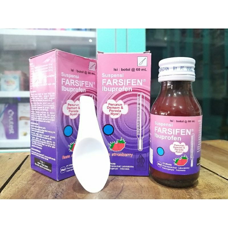 Jual FARSIFEN SUSPENSI 60 ML | ibu profen syrup | Shopee Indonesia