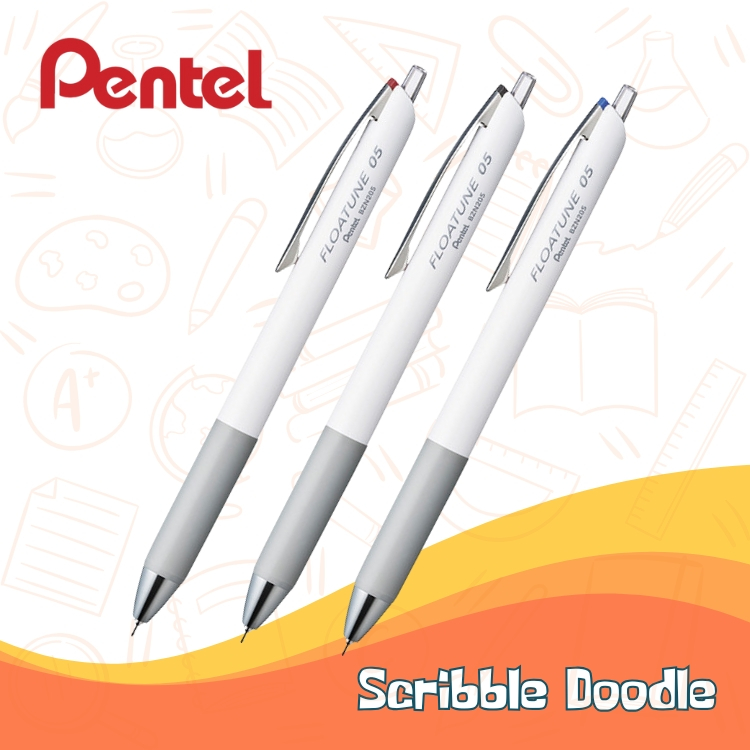 Jual Pulpen PENTEL Floatune Retractable Needle Point Ballpoint Pen ...