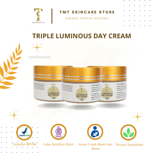 Jual 3X Luminous Day Cream TMT Skincare 10 Gr BPOM - Melindungi Wajah ...
