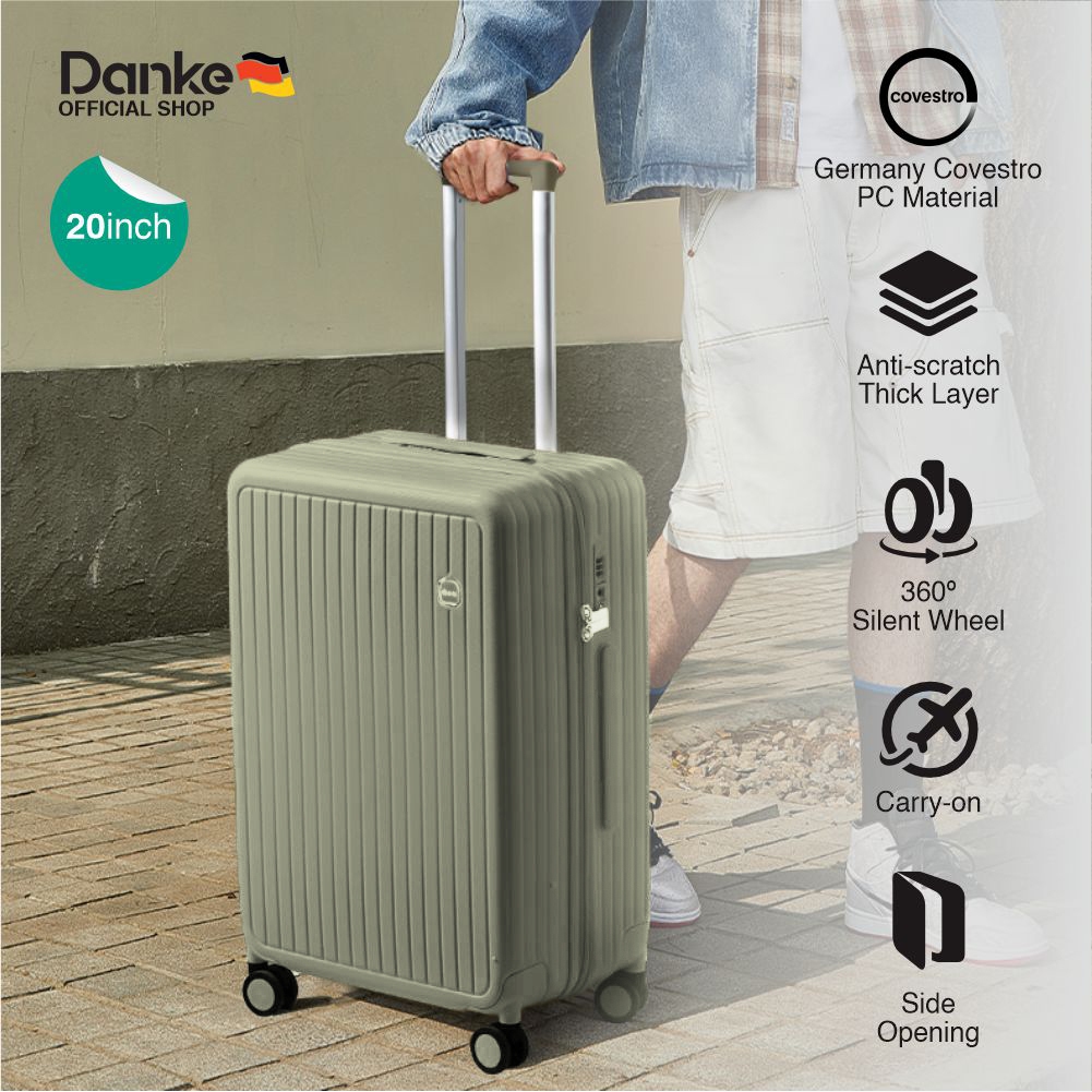 Jual Danke Explorer 20inch A7086-20 - Koper 20in Buka Samping TSA Lock ...