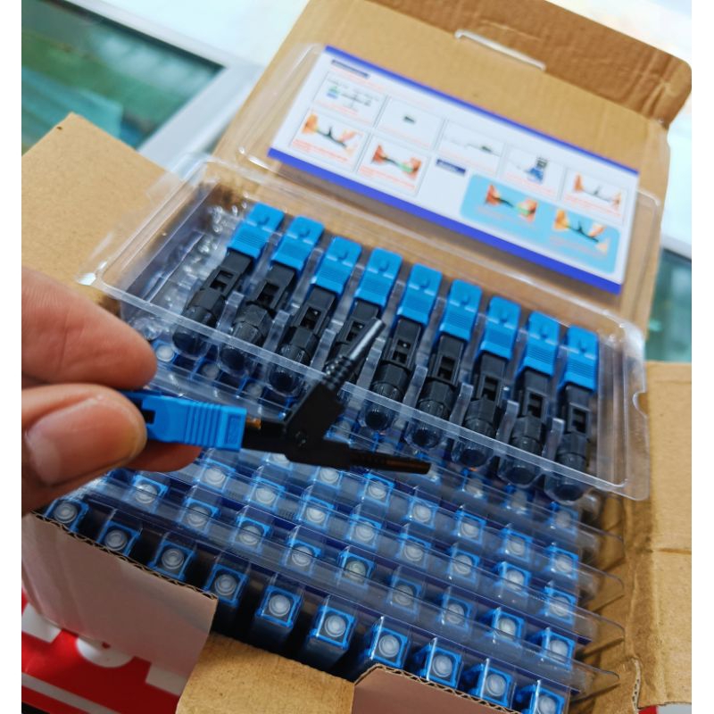 Jual FAST CONNECTOR FASTCON UPC KONEKTOR FO | Shopee Indonesia