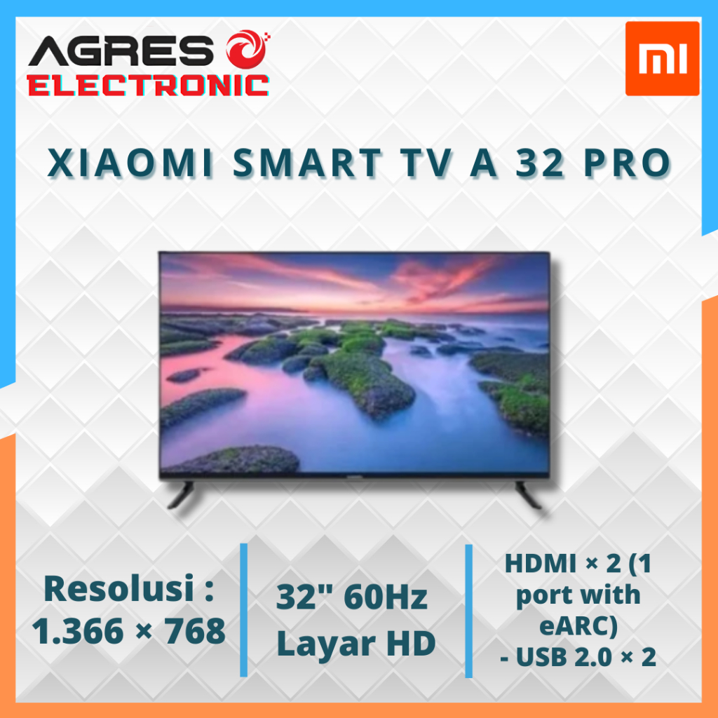 Jual XIAOMI Smart TV A 32 Pro | L32M8-A2ID 32"Inch A PRO Series HD TV Original Resmi | Shopee ...