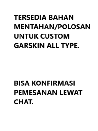 Jual L- Bahan Mentahan/Polosan Custom Handphone ALL TYPE Glossy/Matte ...