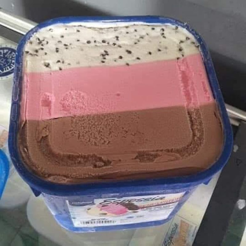 Jual Ice cream espessia neapolitan 8 litter / Neo chocochip | Shopee ...