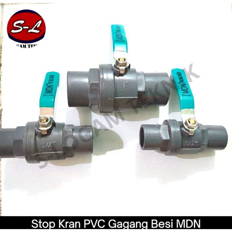 Jual Ball Valve Stop Kran Air Stopkran Pipa PVC Balvalve Bolvalve MDN 1/2” 3/4” 1” | Shopee ...