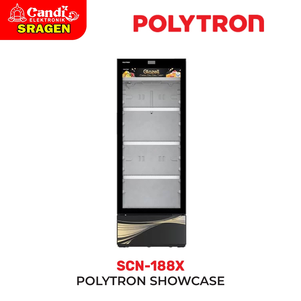 Jual POLYTRON Showcase Glazell 180 Liter – SCN 188X | Shopee Indonesia