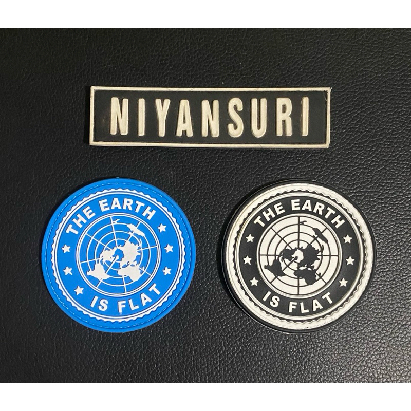 Jual Patch rubber velcro Flat earth - Bumi Datar | Shopee Indonesia