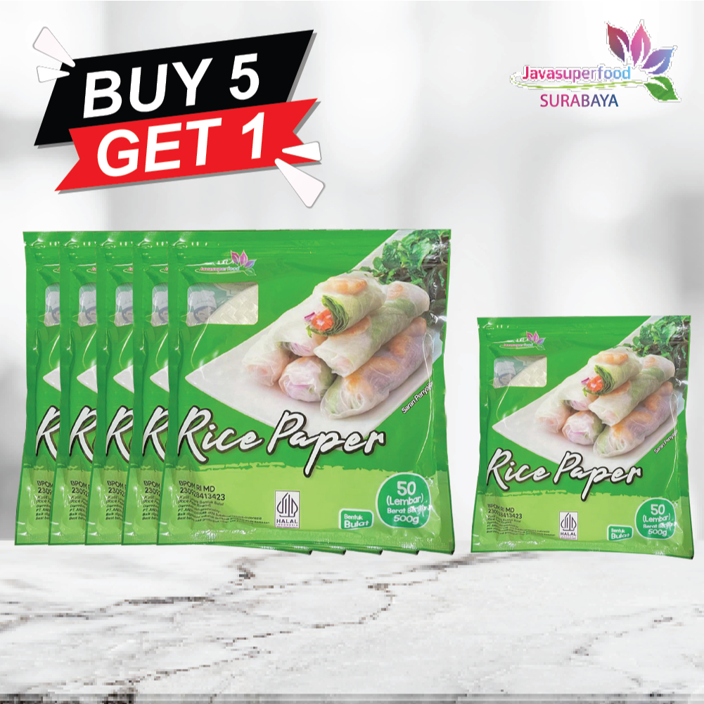 Jual [BELI 5 GRATIS 1] Banh Trang High Quality Rice Paper / Rice Paper ...