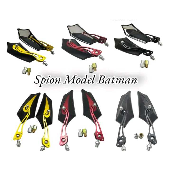 Jual spion batman cnc universal semua jenis motor honda dan yamaha ...