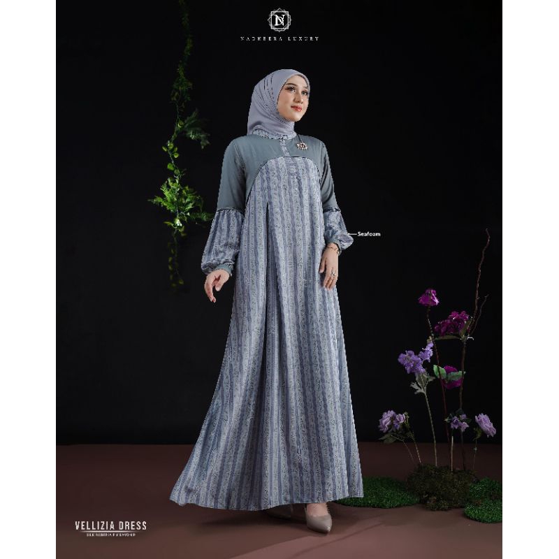 Jual VELLIZIA DRESS NADHEERA LUXURY | Shopee Indonesia