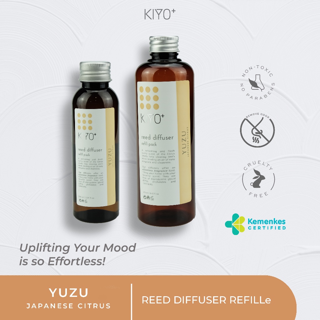 Jual KIYO+ Reed Diffuser Refill YUZU / Japanese Citrus | Shopee Indonesia