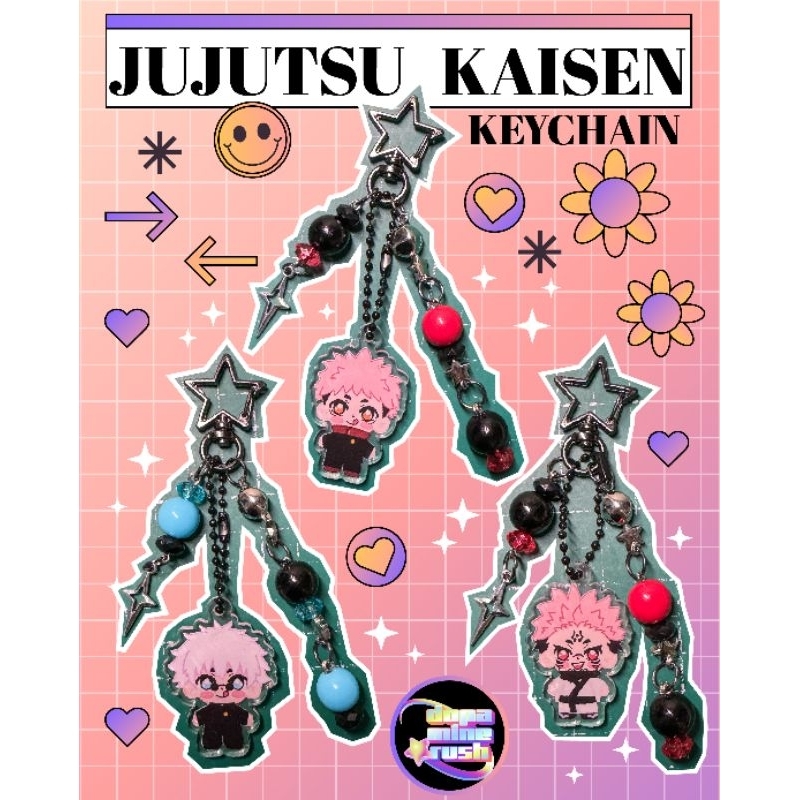 Jual JUJUTSU KAISEN KEYCHAIN/ GANCI /KEY CHARM JJK | Shopee Indonesia