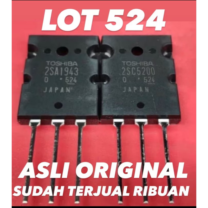 Jual TRANSISTOR TOSHIBA 5200 1943 LOT 524 ORIGINAL | Shopee Indonesia