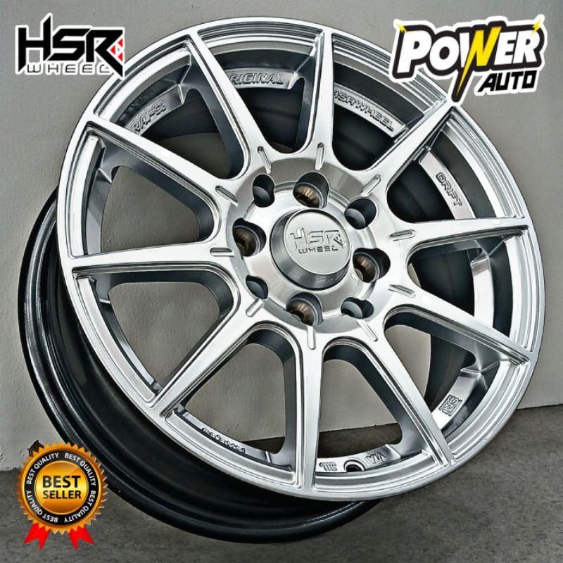 Jual Velg mobil hsr wheel r14 type RAI-S2 lobang baut 8 pakean AVANZA BRIO XENIA CALYA | Shopee ...