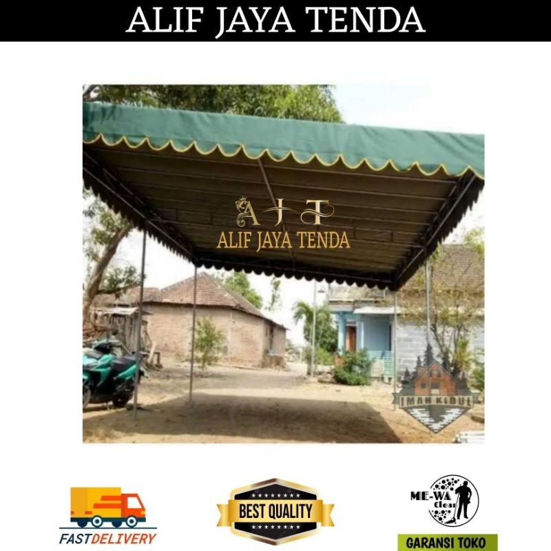 Jual ATAP TERVAL TENDA PESTA TEROP PAKAI RUMBAI 5X6 MURAH | Shopee ...
