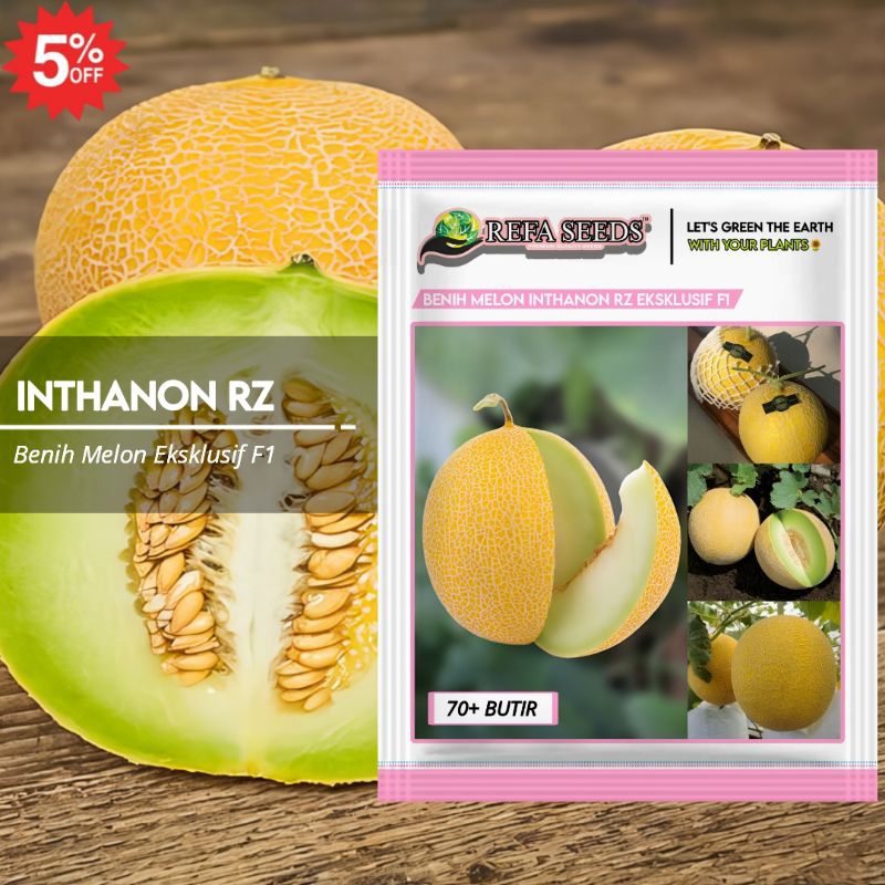 Jual REFA (70 Butir) Benih Melon Inthanon RZ F1 Premium Kemasa Pabrik ...