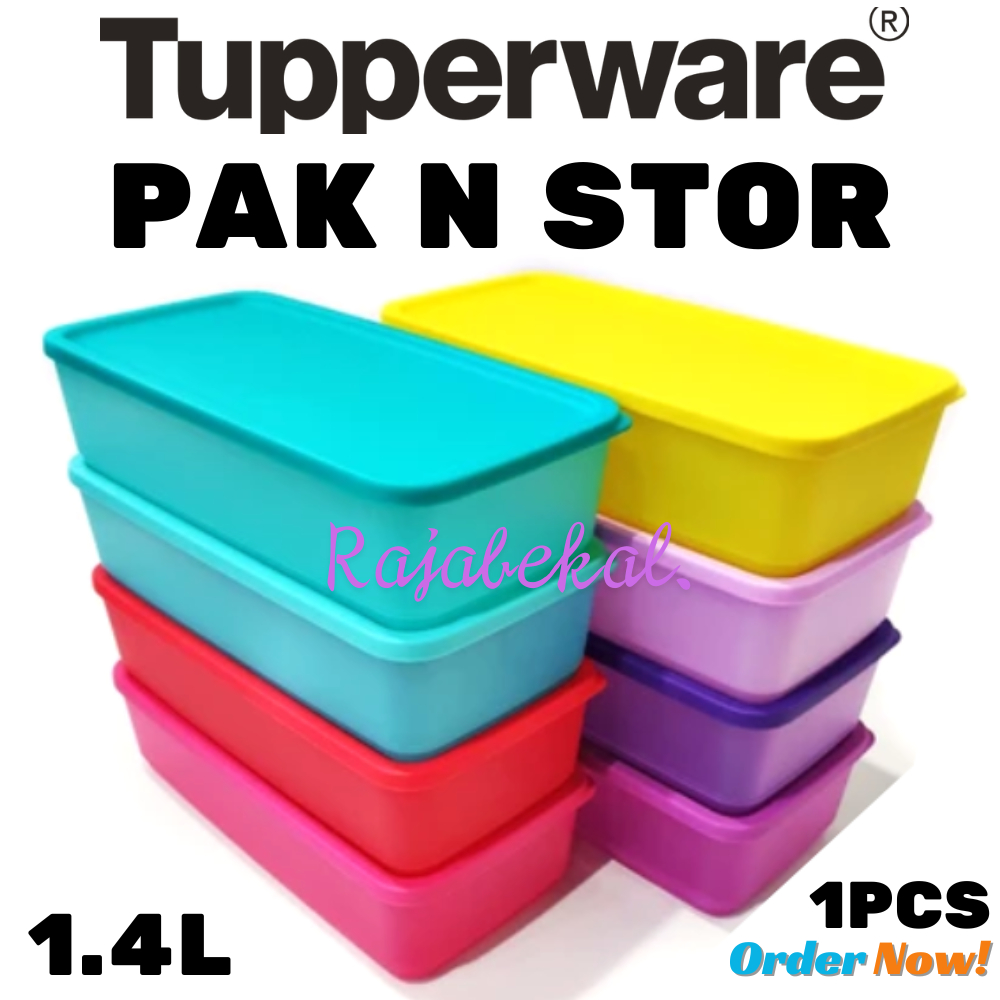 Jual PROMO Tupperware Pak N Stor 1.4L Compact Stor | Shopee Indonesia