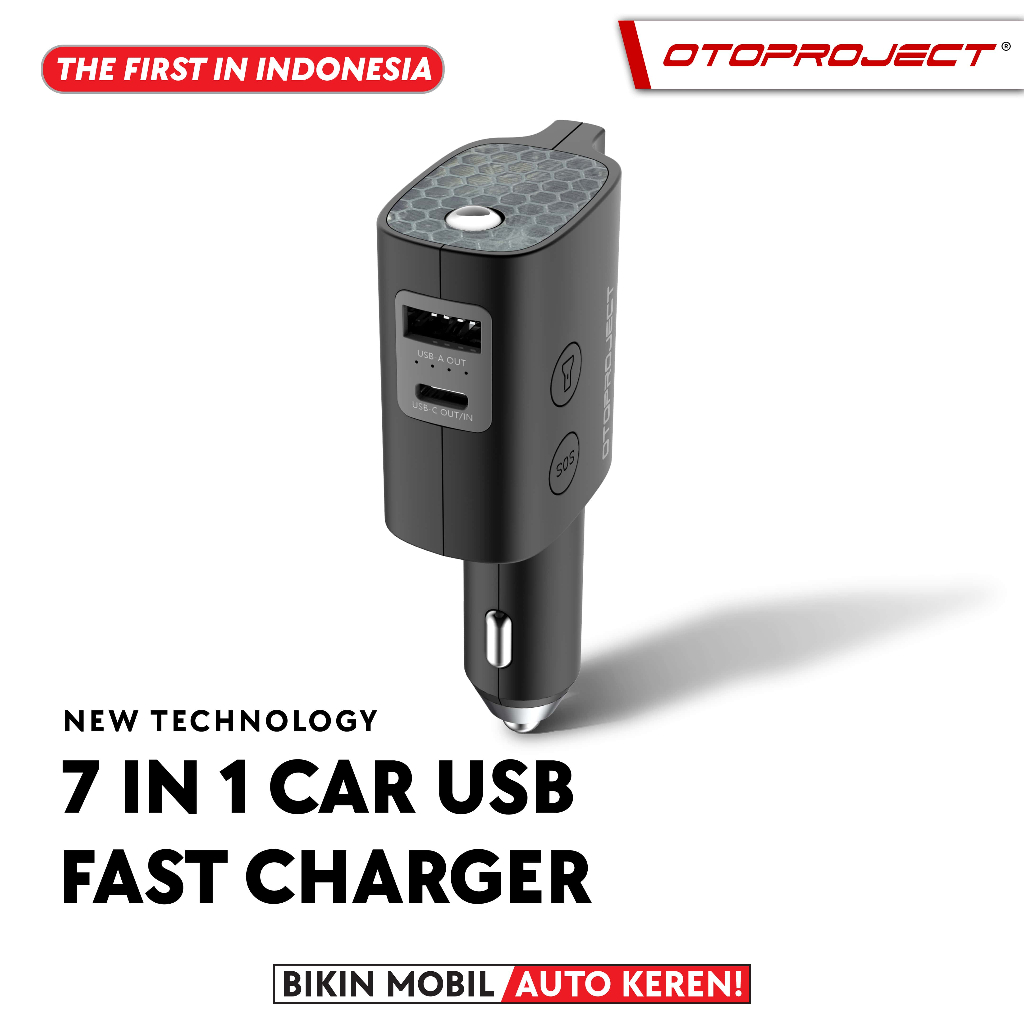 Jual Otoproject - Car Charger Multifunction 7 In 1 | Colokan Charger ...