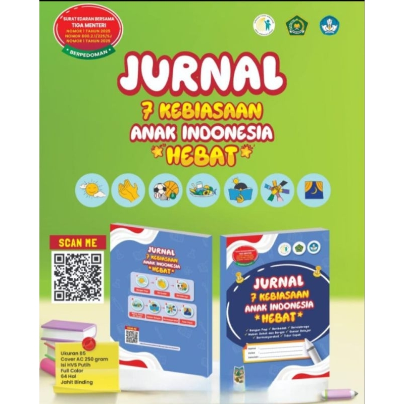 Jual Jurnal 7 Kebiasaan Anak Indonesia Hebat | Shopee Indonesia