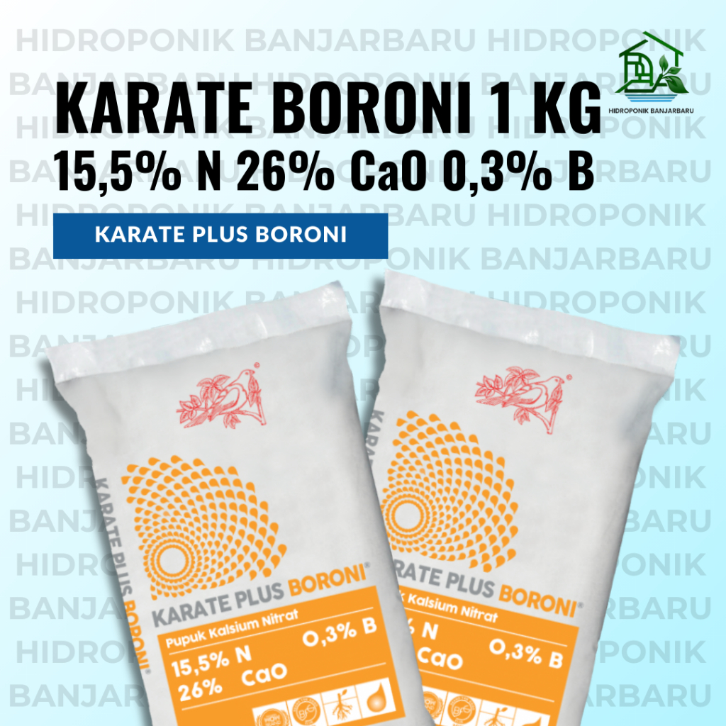 Jual PUPUK MAKRO MEROKE KARATE PLUS BORONI KALSIUM NITRAT 1 KG | Shopee ...