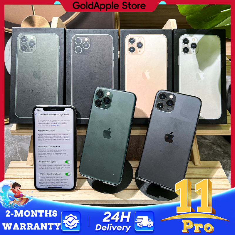 Jual Apple iPhone 11 Pro 256GB/64GB 100% Original Second FULL SET, Kondisi Mulus , Jaringan aman ...