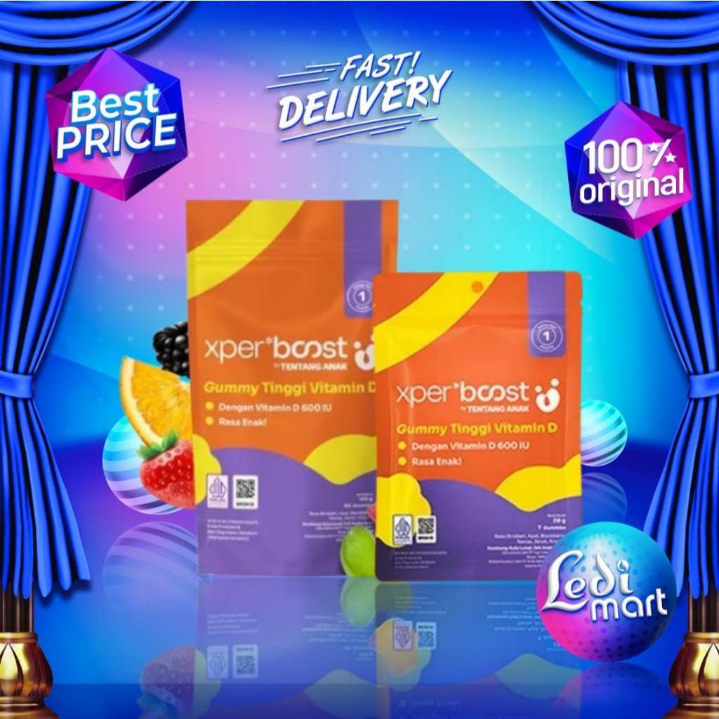 Jual Expert Boost Gummy Vitamin D 600 IU Isi 7 & 30pcs | Expert Care ...