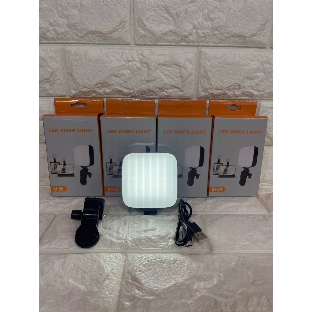 Jual Lampu LED Video Light M-88 Lampu Jepit Portable Multifungsi Clip ...