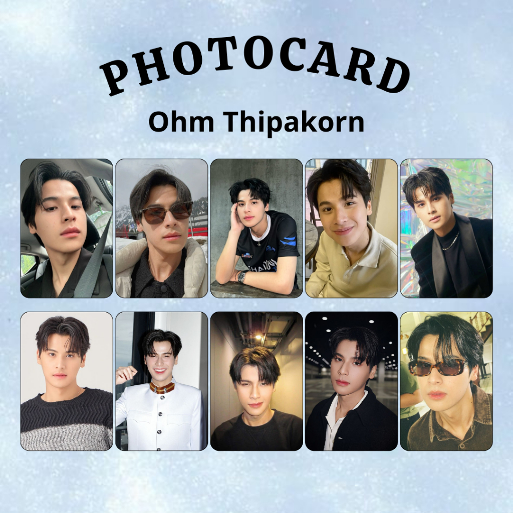 Jual [25 PCS] Photocard Ohm Thipakorn Ohm Tpk Aktor Thailand Selca ...