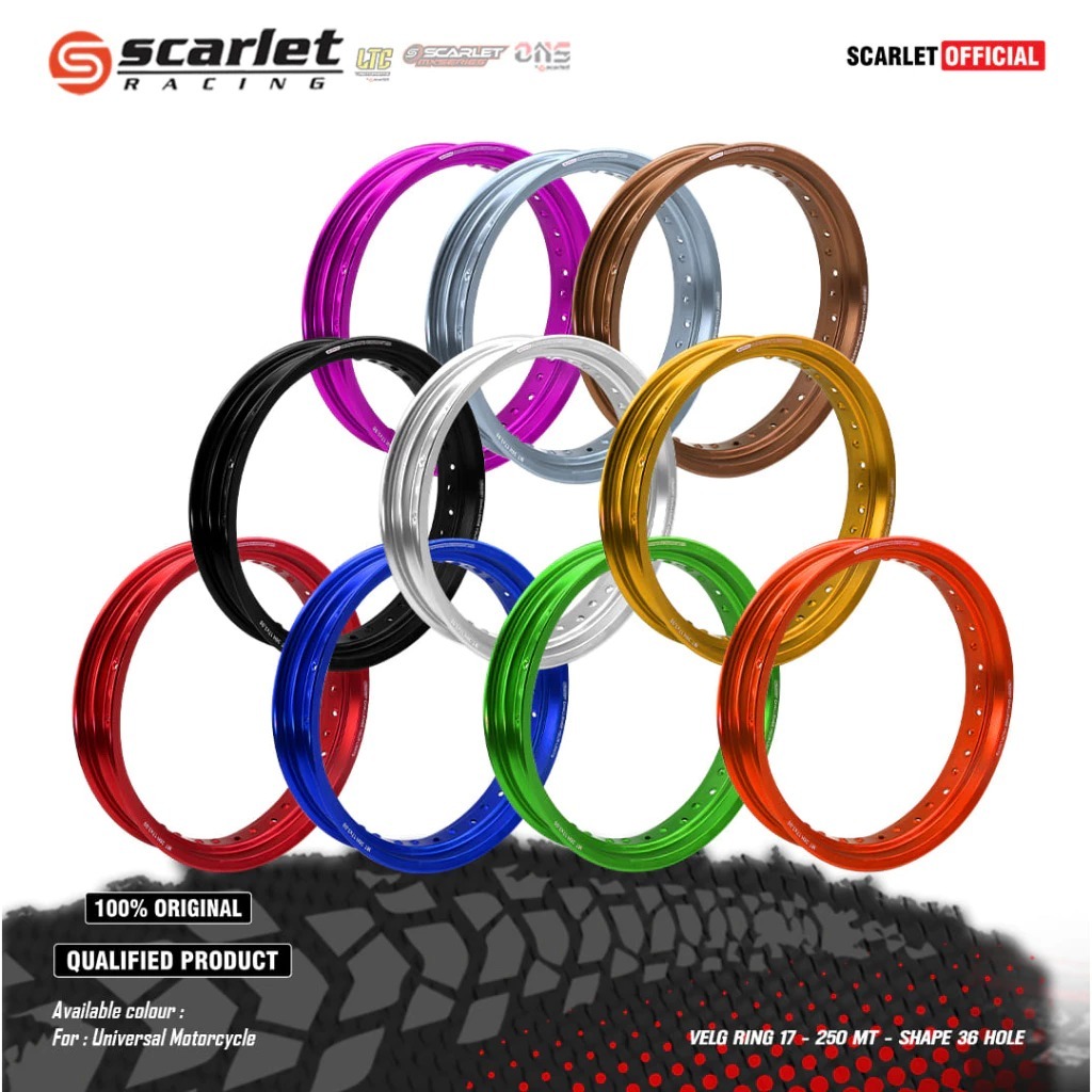 Jual Velg Velek Lingkaran Set Scarlet Racing Type WM Velg Rim Aloy ...