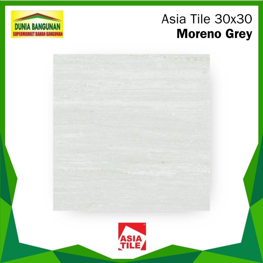 Jual Keramik Asia Tile Moreno Grey Kw1 30x30 Keramik Marmer Glossy ...