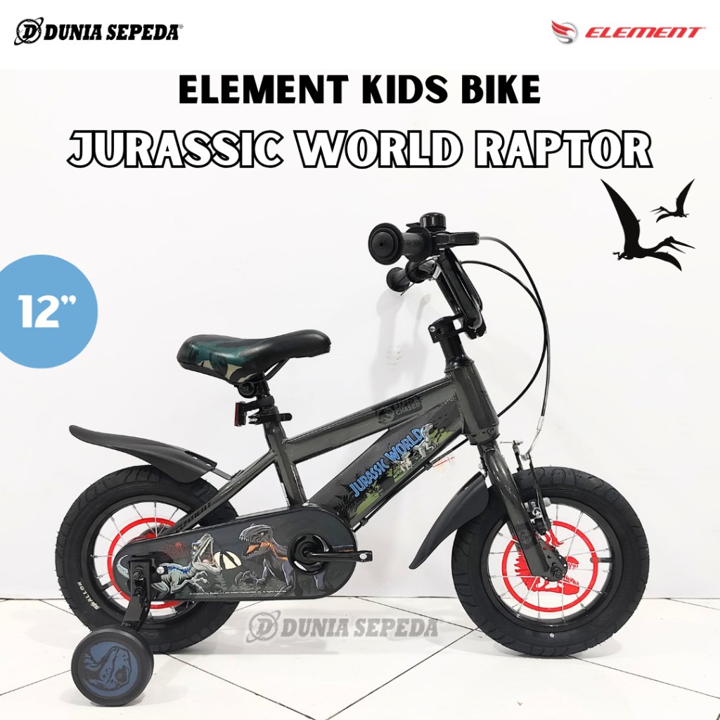 Jual SEPEDA BMX 12 16 18 ELEMENT JURASSIC WORLD RAPTOR | Shopee Indonesia