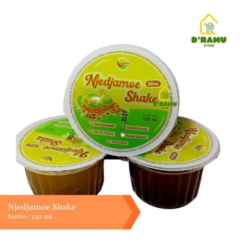Jual NJEDJAMOE SHAKE JAMU CUP GULA ASAM (120ml) | Shopee Indonesia
