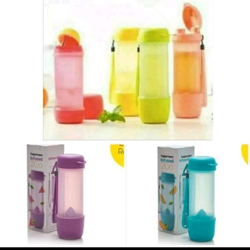 Jual infused 2 go tupperware ( hijau ) | Shopee Indonesia