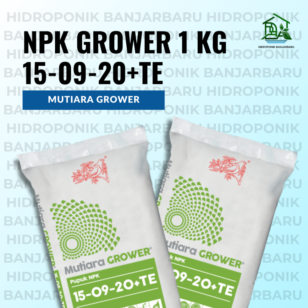Jual PUPUK MAKRO MEROKE NPK MUTIARA GROWER 1 KG | Shopee Indonesia