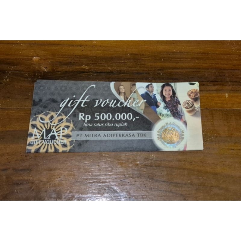 Jual Voucher MAP 500 ribu kupon original Mitra Adiperkasa 500rb 500ribu ...
