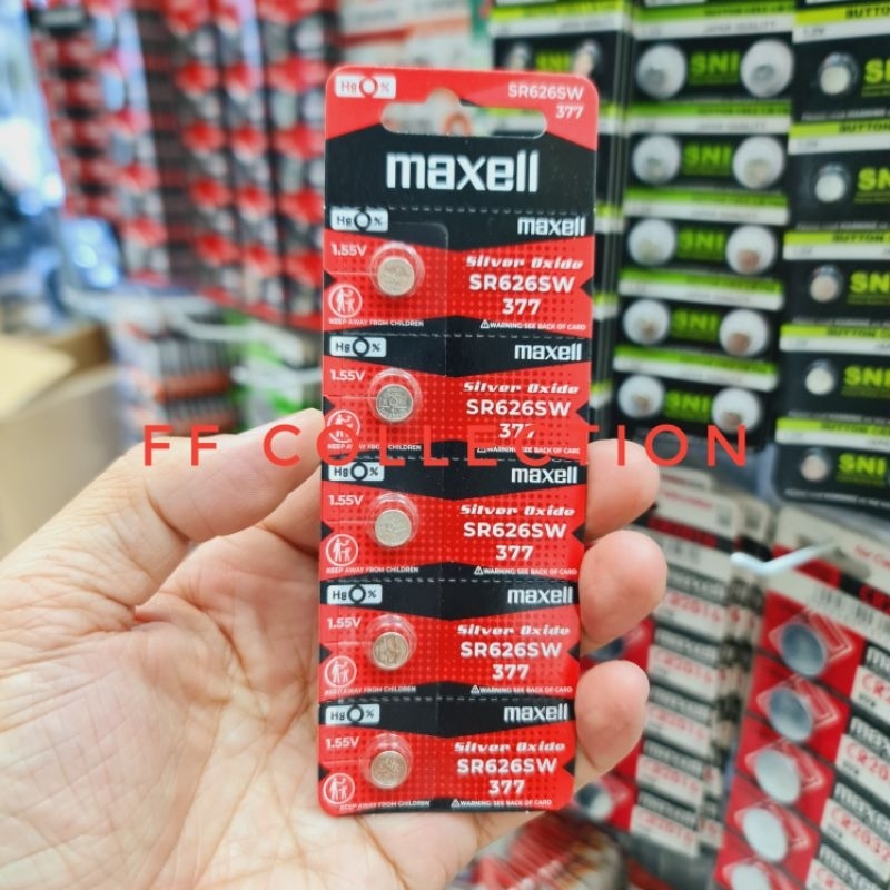 Jual MAXELL MADE IN JAPAN SR626SW 377 626 SR 626 SW BATERAI JAM TANGAN ORIGINAL | Shopee Indonesia
