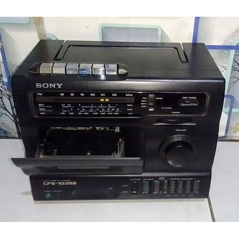 Jual Radio kaset Sony CFS-1035S mulus | Shopee Indonesia