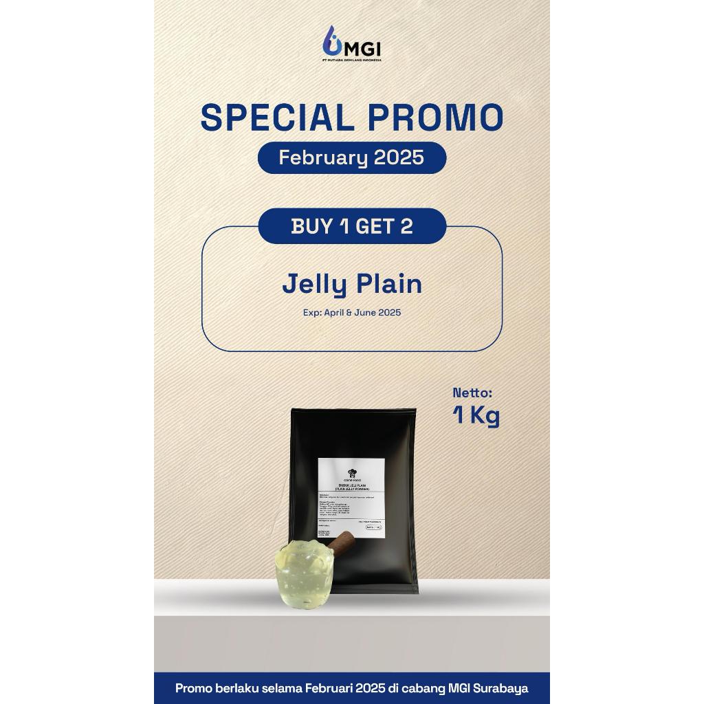 Jual PLAIN JELLY (Jelly plain MGI) ED 22.06.25 MARET #BUY 1 FREE 2 ...